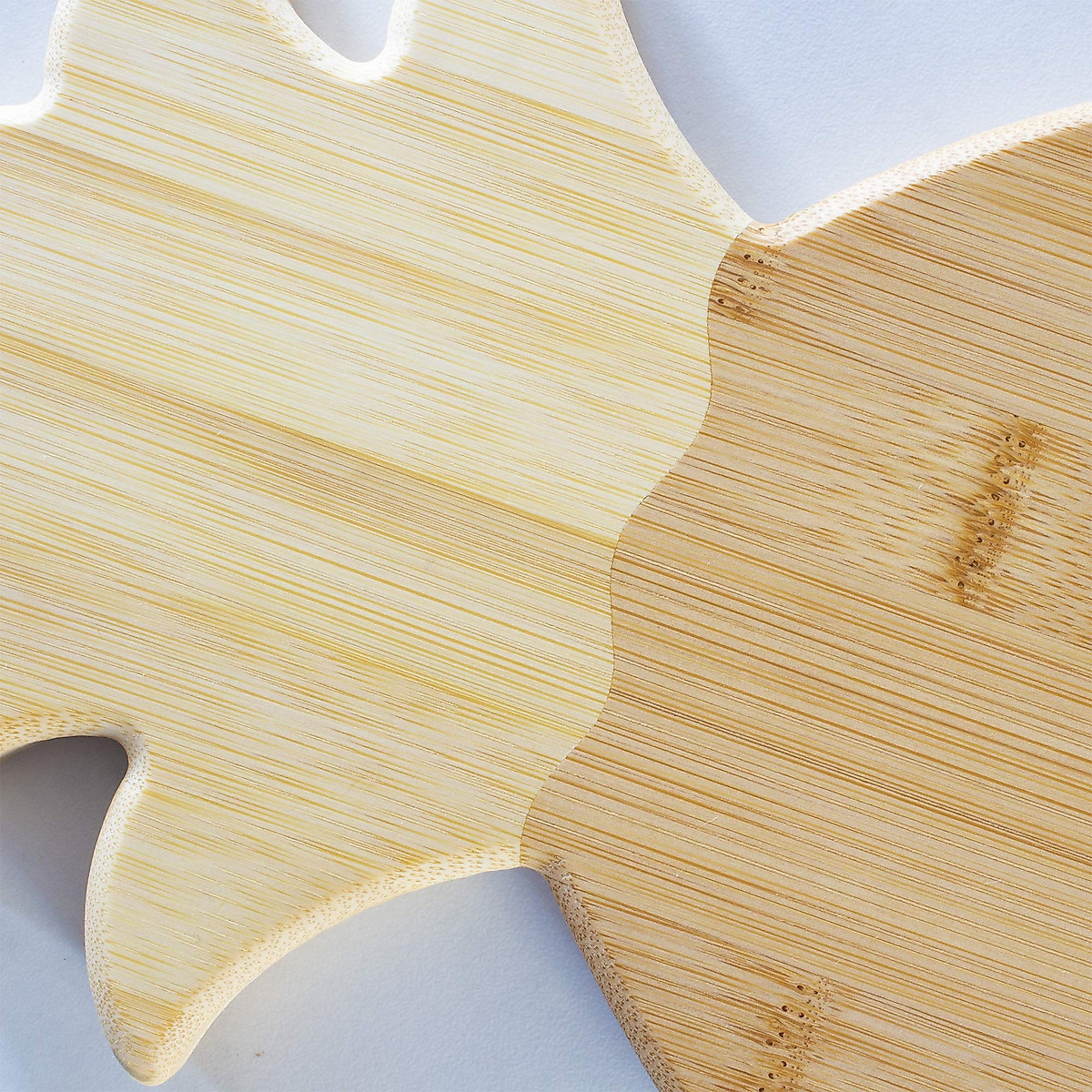 Totally Bamboo Pineapple Shaped Bamboo Serving and Cutting Board, 14-3/8" x 7-1/2"