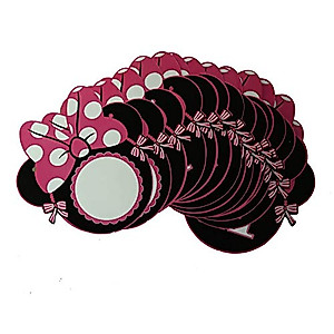 NEWTGAN Minnie Happy Birthday Banner, Mini Mouse Style Party Decorations, Party Supplies, Baby Shower Decor for Girls (style1)