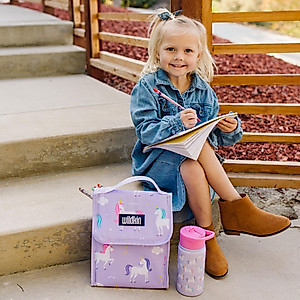 Wildkin Kids Insulated Lunch Bag – Reusable, Ideal for Hot/Cold Snacks, School & Travel - Unicorn