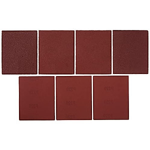 BLACK+DECKER Sandpaper Assortment For Plastic , 1/4-Inch Sheet, 6-Pack (74-606)