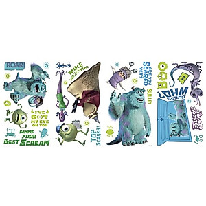 RoomMates RMK2010SCS Monsters Inc. Peel and Stick Wall Decals
