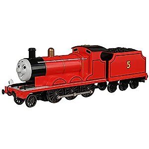 Bachmann Trains - THOMAS & FRIENDS JAMES THE RED ENGINE w/Moving Eyes - HO Scale