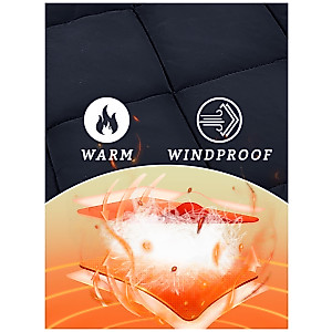 TACVASEN Mens Flannel Shirt Jacket for Men Long Sleeve Jacket Flannel Lined Plaid Button Down Shirts Casual Men's Jacket Insulated Jacket