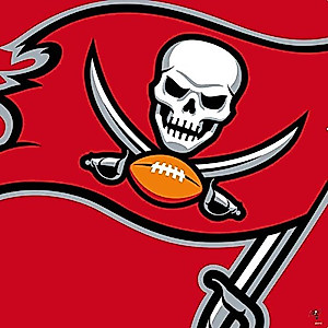 Skinit Decal Gaming Skin Compatible with PS4 Pro Console and Controller Bundle - Officially Licensed NFL Tampa Bay Buccaneers Large Logo Design