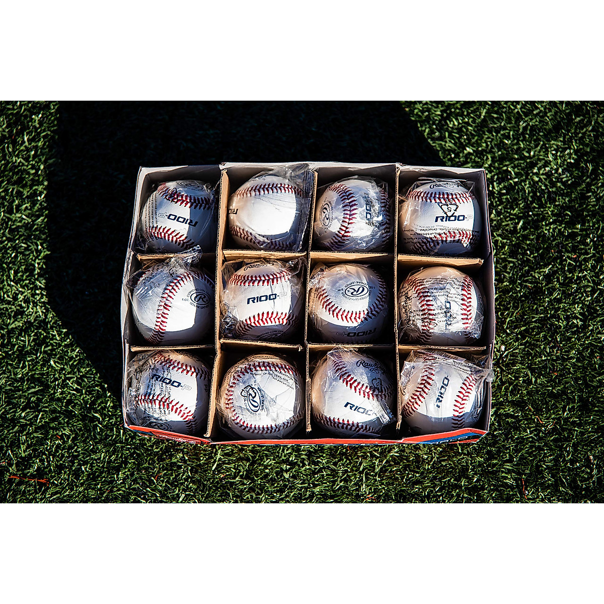 Rawlings | RAISED SEAM Practice Baseballs | R100-P | High School/Youth | 12 Count
