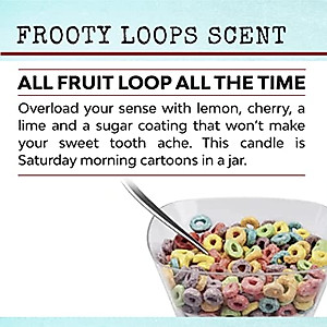 Malicious Women Candle Co - I Love My Fur Babies More Than Most People, All-Natural Soy Candle, 9 oz (Frooty Loops)