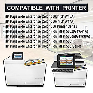 1 Pack 981X Black Remanufactured Ink Cartridge Replacement for HP PageWide Enterprise Color 556dn ,556 Printer Series ,Flow MFP 586dn ,Flow MFP 586f ,Flow MFP 586 Series Printers.