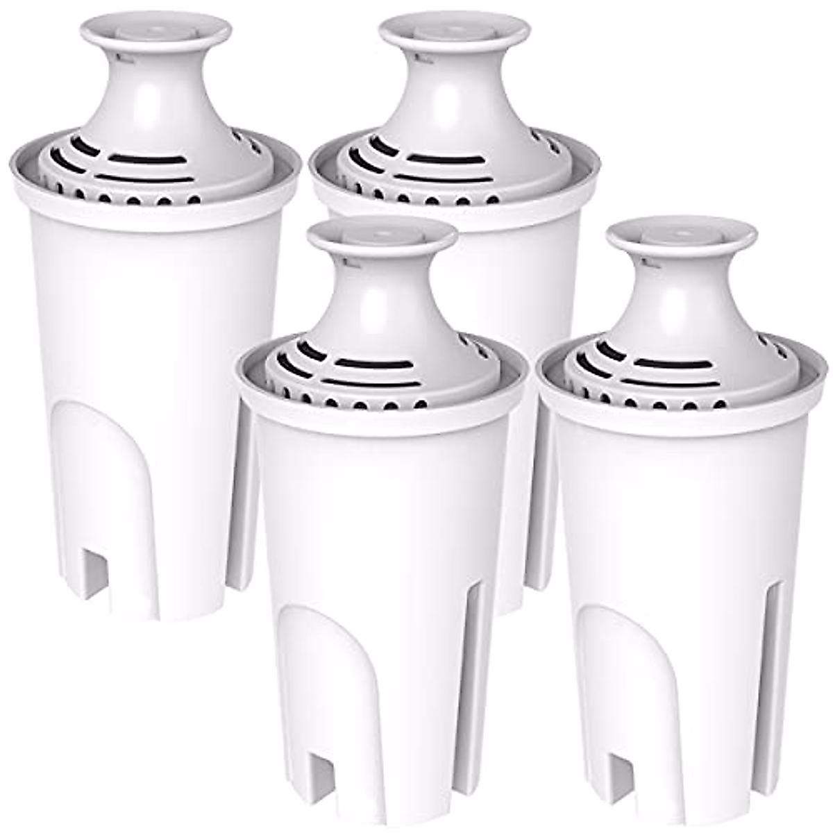 Hiwater Replacement for Brita® Filters, Pitchers, Dispensers, NSF 42 Certified Pitcher Water Filter, Compatiable with Brita® Classic OB03, Mavea® 107007, 35557, and More (Pack of 4)