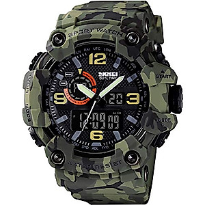 Gosasa Men's Watches Multi Function Military S-Shock Sports Watch LED Digital Waterproof Alarm Watches