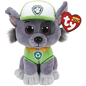 ty 41212 Rocky Dog-Paw Patrol-Reg, Multicolored, 15cm