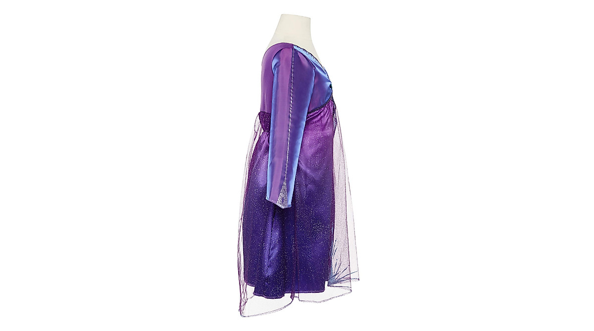 Disney Frozen Elsa Purple Role-Play Dress for Kids 4-6x