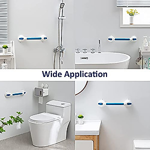 TAILI Suction Shower Grab Bar + Shower Caddy Bathroom Safety Handle Bathroom Organizer No Drilling and Removable Suction Mounted