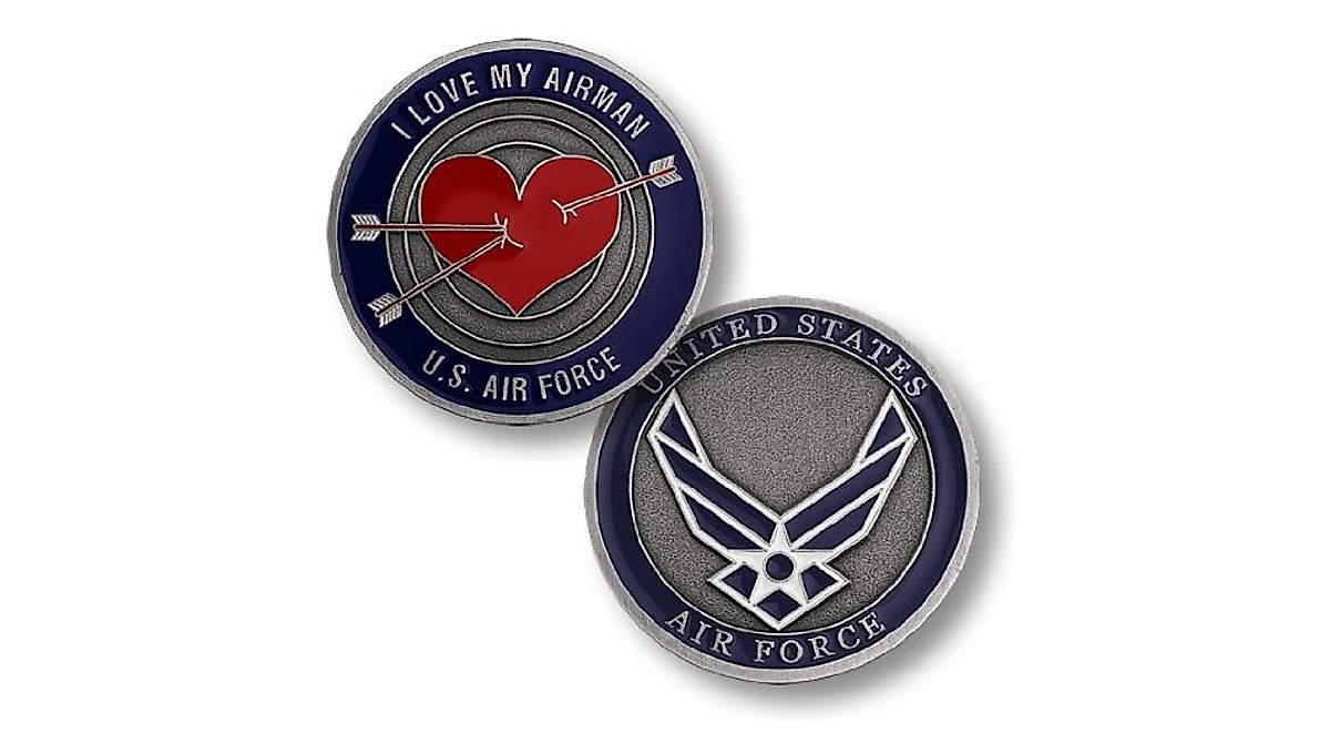 U.S. Air Force I Love My Airman Challenge Coin — 🛍️ The Retail Market