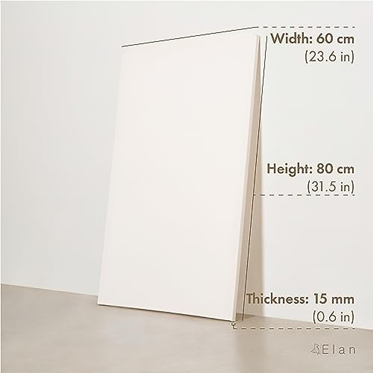 Elan Stretched Canvases 24x32, 4-Pack Canvases for Painting, Painting Canvas Bulk, Stretched Canvas for Adults Blank Canvas for Painting, Painting Canvases Paint Canvases for Painting Art Canvas