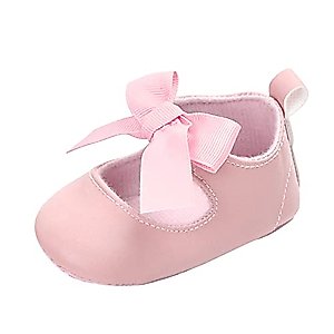 Lykmera Princess Walkers Shoes Toddler Sandals Shoes for Baby Girls Shoes Infant Baby Girls Shoes Walking Sandals Shoes (Pink, 12-15Months)