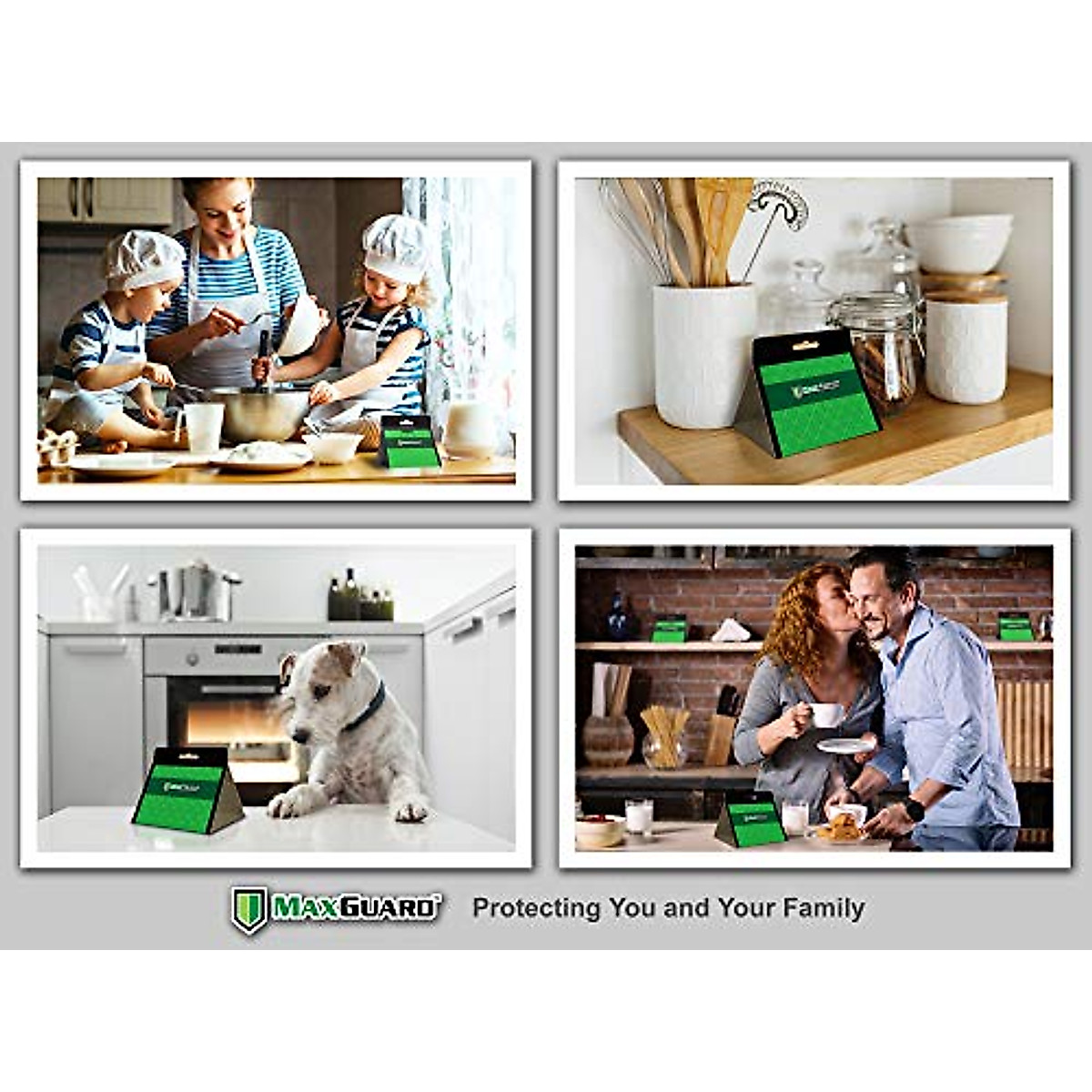 MaxGuard Pantry Moth Traps (24 Pack) with Extra Strength Pheromones | Non-Toxic Sticky Glue Trap for Food and Cupboard Moths in Your Kitchen | Trap and Kill Seed Grain Flour Meal Moths Pests |