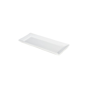 BIA Cordon Rectangular 12.25" x 5" Serving Tray, Set of 2, White
