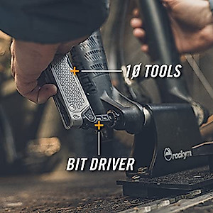 Gerber Gear Lockdown Driver 7-in-1 Multi-tool - 2.5" Plain Edge Blade, Scissors, Bit Driver - EDC Gear and Equipment - Silver