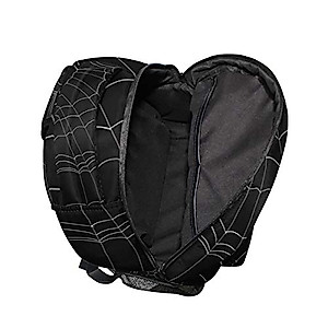 olmopp Stylish Backpack with Goth Spider Web Print, Lightweight School College Travel Bags, Chunbb 16" x 11.5" x 8"…