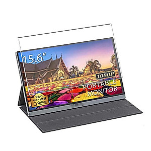 Puccy 3 Pack Screen Protector Film, compatible with YAMAZEN 山善 QMM-156 15.6" TPU Guard （ Not Tempered Glass Protectors ） new version