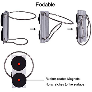 YYST Magnetic Drink Holder Beer and Cup Holder for Grills ,Refrigerator, Tractor, Tool Box - Keep Your Favorite Beverage at Hand (1)