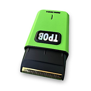 TPOB Mini Skull Single Shaver Compact Design That can fit in Your Pocket with a Turbo Charged Motor, Perfect for Both Professional and at-Home use (Slime)