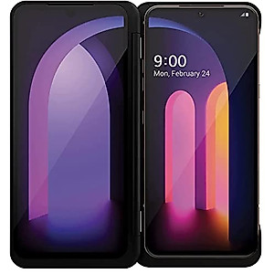 UrbanX Dual Screen Case for LG V60 ThinQ 5G - Black (LM-V605N) Bundled with Cover Case (Without Charging Adapter)