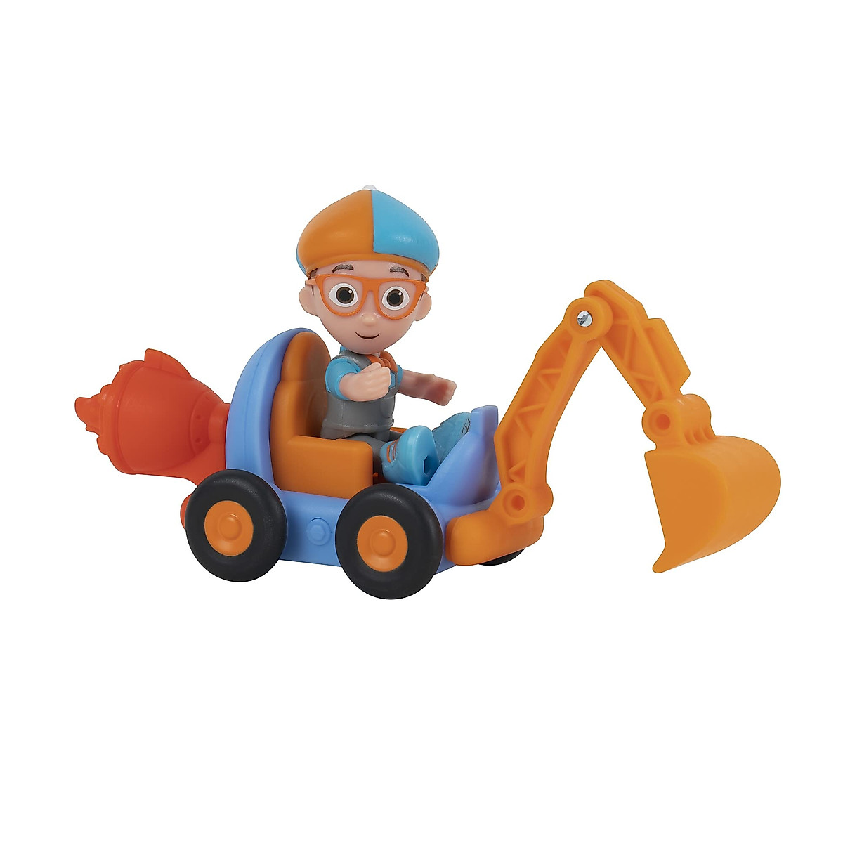 Blippi Wonders Station Playset - Explore Includes One Station Playset with 1 Figure, 1 BlippiMobile, 2 Vehicle Add-Ons,Blue / Orange