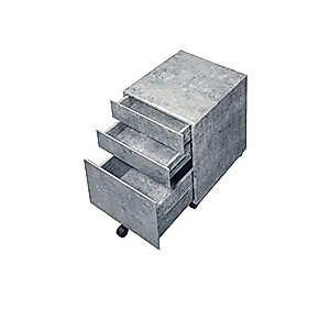 Acme Furniture Jurgen File Cabinet, Faux Concrete