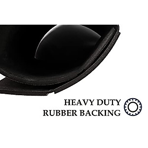 MTOUOCK Welcome Mats Outdoor, 17 * 30" Front Door Durable Mat for Non Slip Rubber Outdoor Home Entrance, Geometric Shape Style Outside Entry