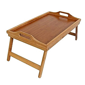 USHOBE 1pc Multifunctional Folding Table Drink Tray Portable Desk for Laptop Dresser Nightstand Set Bed Tray Breakfast Serving Tray Media Bed Tray Bed Food Trays Folding Desk Bed Desk