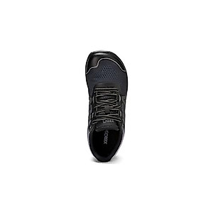 Xero Shoes Women's HFS II Road Running Shoes — Barefoot Shoe with Wide Toe Box, Zero Drop Heel Running Shoes for Women — Black/Frost Gray, Size 9