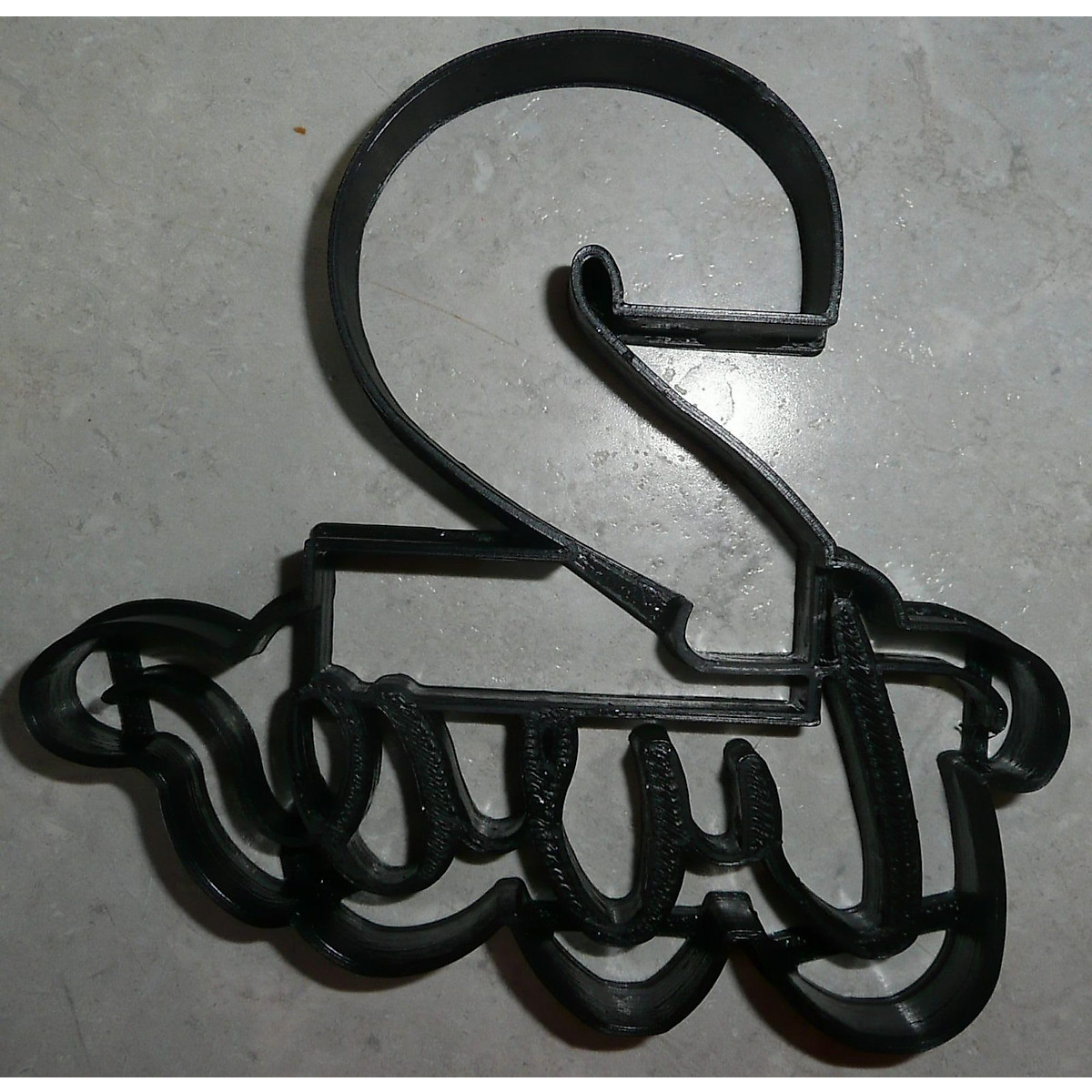 NUMBER 2 WITH WORD BIRTHDAY ANNIVERSARY PARTY AGE DATE DETAILED COOKIE CUTTER MADE IN USA PR2403