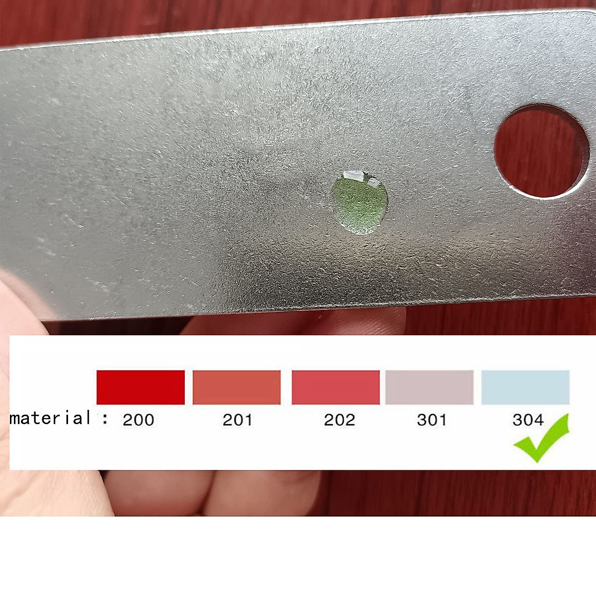 MATIHAY 2 Pack Wall Mount Flat Back Gate Hinges,Outdoor Chain Link Fence Gate Hinges,Heavy Duty Stainless Steel Wall Plate Hinges,Wood Fence Link Gate Hinges(Screws Not Included)