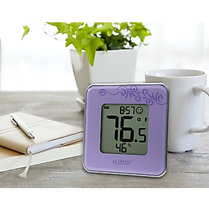 La Crosse Technology 302-604P Purple Indoor Digital Thermometer & Hygrometer Station with Comfort Level icon