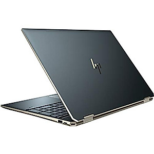 HP 2019 Spectre x360 15t Touch 4K IPS AMOLED GTX 1650 2-in-1 with 6 core 9th Gen Intel i7 9750H, 1TB SSD, 16GB, 3 Years McAfee Security Key,Windows 10 PRO Upgrade, Worldwide Warranty (Poseidon Blue)