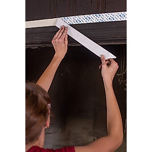 Shurtape DS 154 Double-Sided Containment Tape, Painter's Tape and Sticks to Plastic Sheets, For Painting and Remodeling, 48mm x 23 Meters, Natural, 1 Roll (104333)