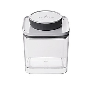 Ankomn Turn-N-Seal vacuum/airtight moisture prevent storage container perfect for Coffee Teas Rice Nuts Medicine (0.6quart)