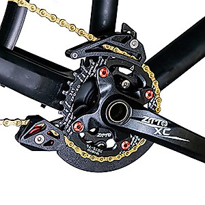 TEAMWILL Lightweight Single Disc Mountain Bike Chain Guide 32T-38T Protector System