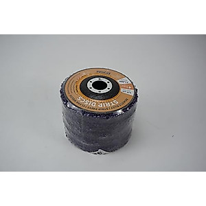 Ur-Excellent 4-1/2" x7/8'' Stripping Discs Rust Remover Wheel Remove Paint and Oxidation Poly Strip Wheel Disc Abrasive Angle Grinding Wheel - 5 Pack(Purple)