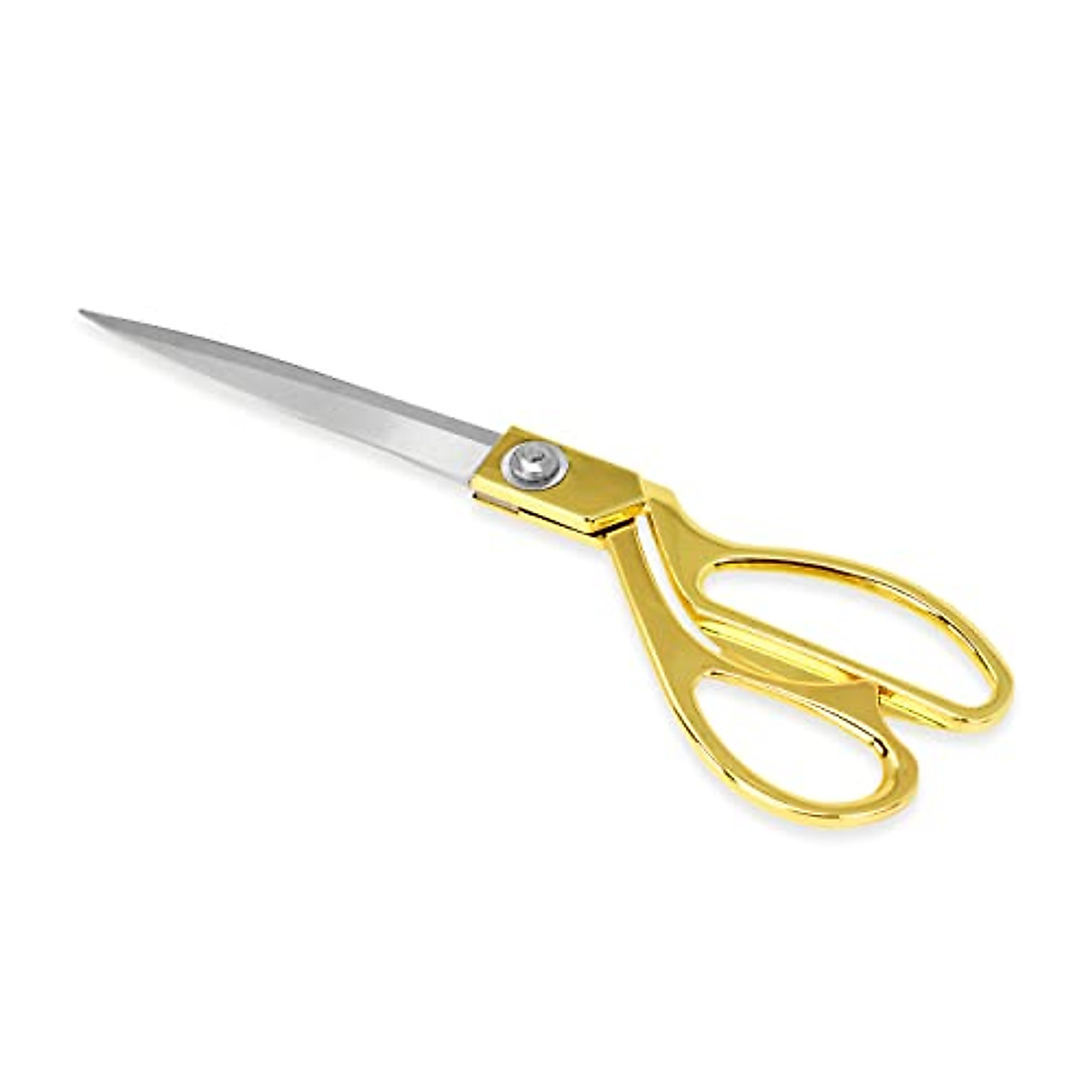 Mandala Crafts Ribbon Cutting Scissors for Ribbon Cutting Ceremony – Large Gold Scissors Set Tailor Scissors Heavy Duty Shears with Stainless steel Blade for Fabric Sewing