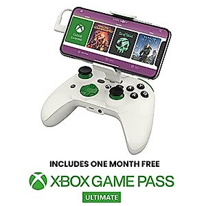 RiotPWR Mobile Cloud Gaming Controller for iOS (Xbox Edition) – Mobile Console Gaming on your iPhone - Play COD Mobile, Apple Arcade + more [1 Month Xbox Game Pass Ultimate Included]