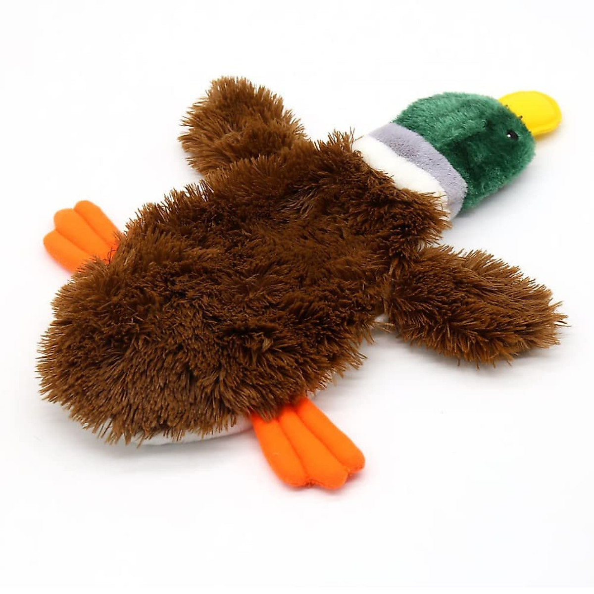 SLAGMALE Pet Mallard Duck Dog Toy, Squeaky Dog Toy, Plush Puppy Dog Chew Toy for Small, Medium, and Large Pets Dogs 10‘’