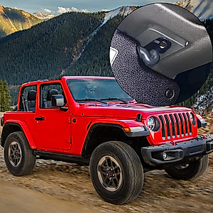 Sun Visor Repair kit for Jeep Wrangler, Heavy Duty Sun Visor Clips for Jeep Gladiator Accessories Inner Sun Visor Clips Compatible with Jeep Wrangler JK 2018/ Wrangler 2018-2022/ Gladiator 2020-2022