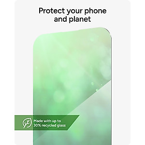 ZAGG Glass+ Screen Protector for iPhone 16 Pro – 3X Stronger Tempered Glass with Reinforced Edges, Scratch & Smudge Resistant, InvisibleShield, Easy Installation