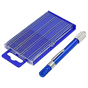 Bonsicoky 21Pcs Metric Mini Micro Drill Bit Set, HSS Twist Drill Bits with Mini Pin Vise & Plastic Case, Precision Drilling Hand Tools for Wood Jewelry DIY Carving Drilling