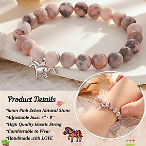 FYUKISS Horse Gifts for Girls, Horse Stuff for Girls, Horse Girls Jewelry Bracelet Ages 8-12 10-12