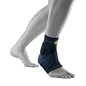 Bauerfeind Sports Ankle Support - Breathable Compression (Black, Small/Left)