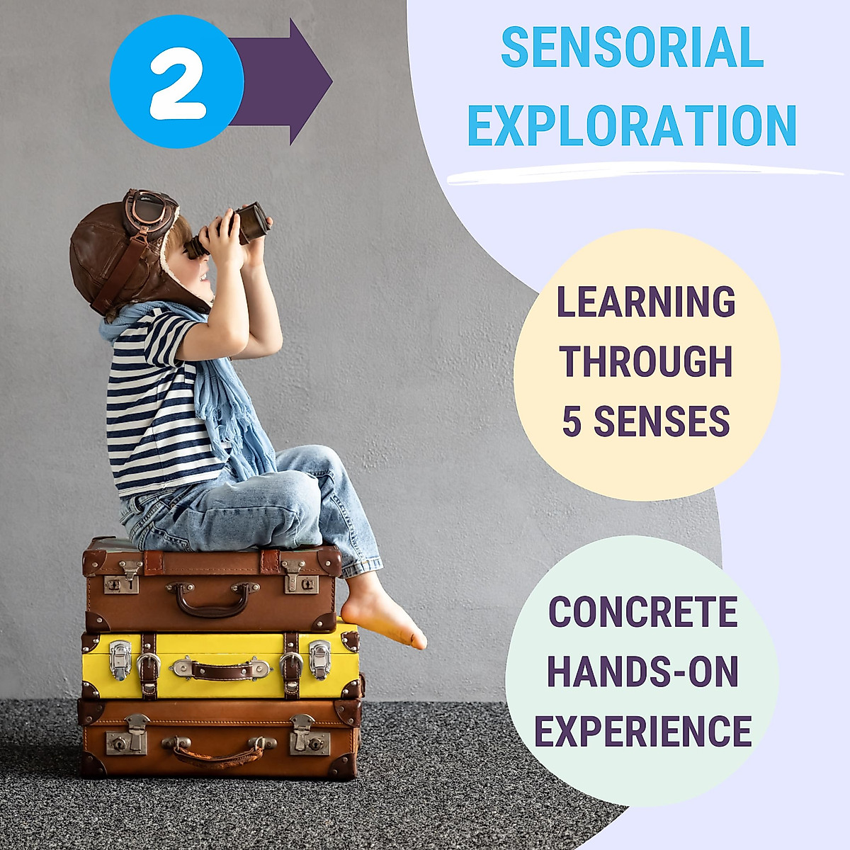 Toddler Busy Board - Montessori Sensory Toy for Autism and Fine Motor Skills - Preschool Learn to Dress Educational Activity Board - Foldable Plane Travel Toy for Girls and Boys Ages 3 4 5