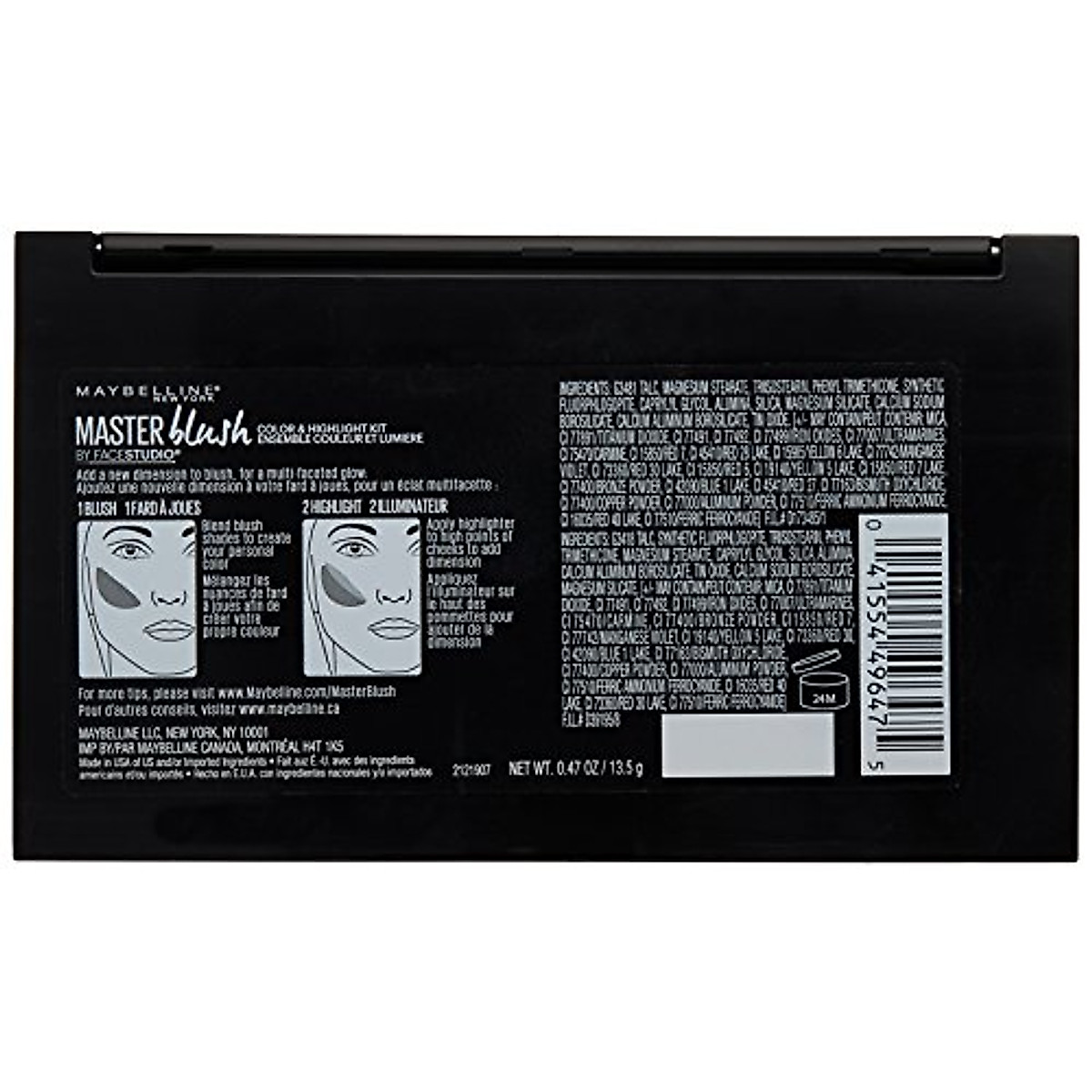 Maybelline Facestudio Master Blush Color & Highlight Kit, 0.47 oz.